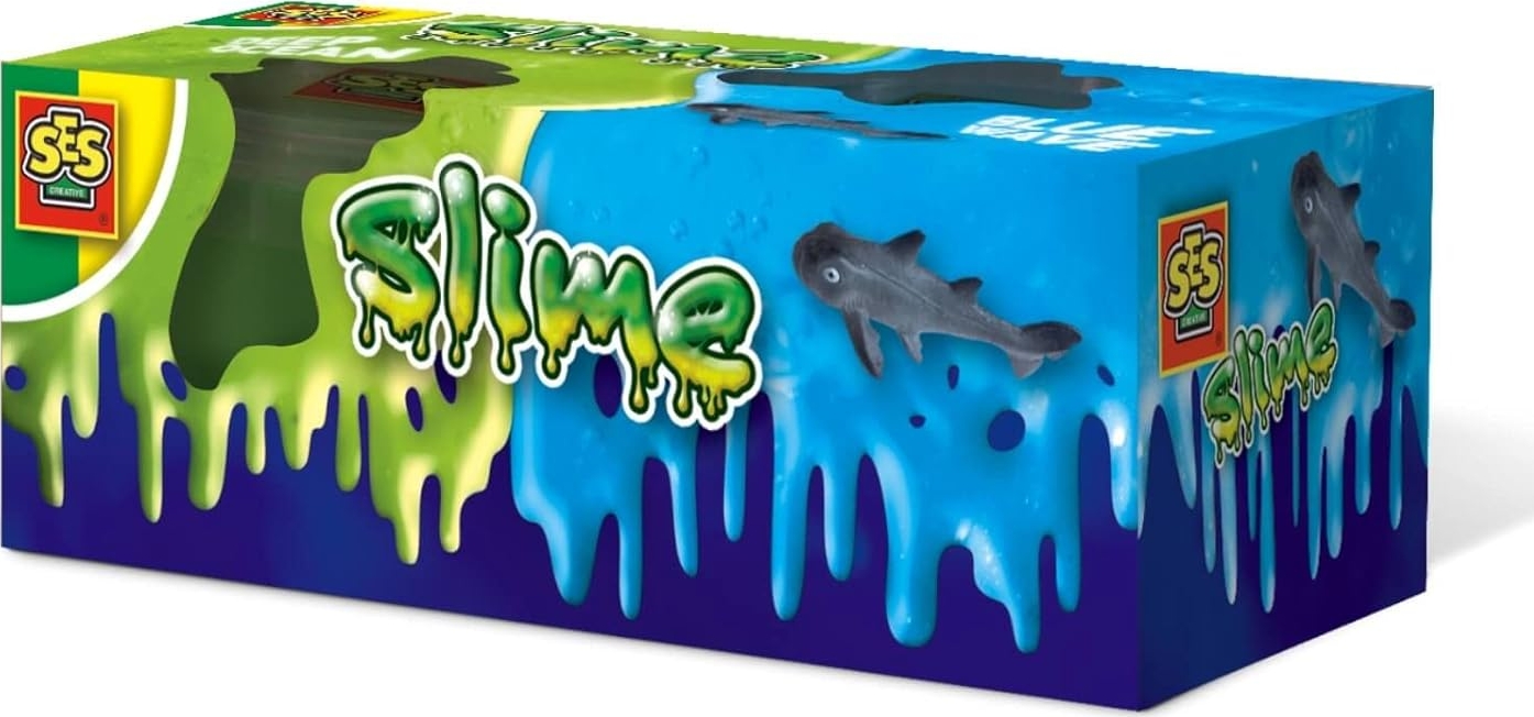 Slajm 2 x 120 g - havet - 99 kr - Halloweenpyssel - Skapamer.se