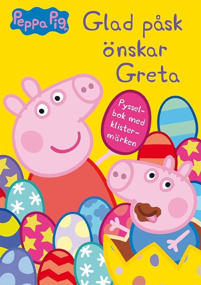 Greta Gris: Glad påsk önskar Greta - 59 kr - Målarböcker barn - Skapamer.se